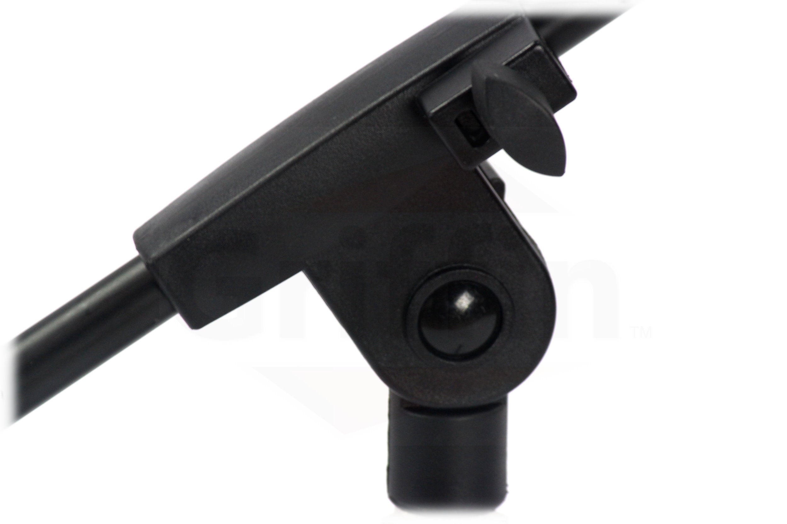 2 PACK Low Profile Mic Stand – GRIFFIN Short Tripod with Boom Arm ...