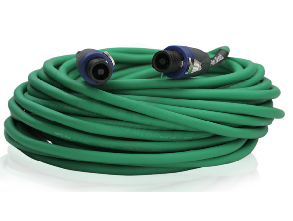PA Speaker Cables | Red 50FT Speaker Cords 2-Pack - GeekStands.com
