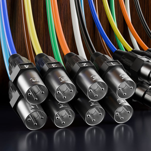 XLR Studio Snake Cable | Pro-Audio Patch Cord for 8 Channel ...