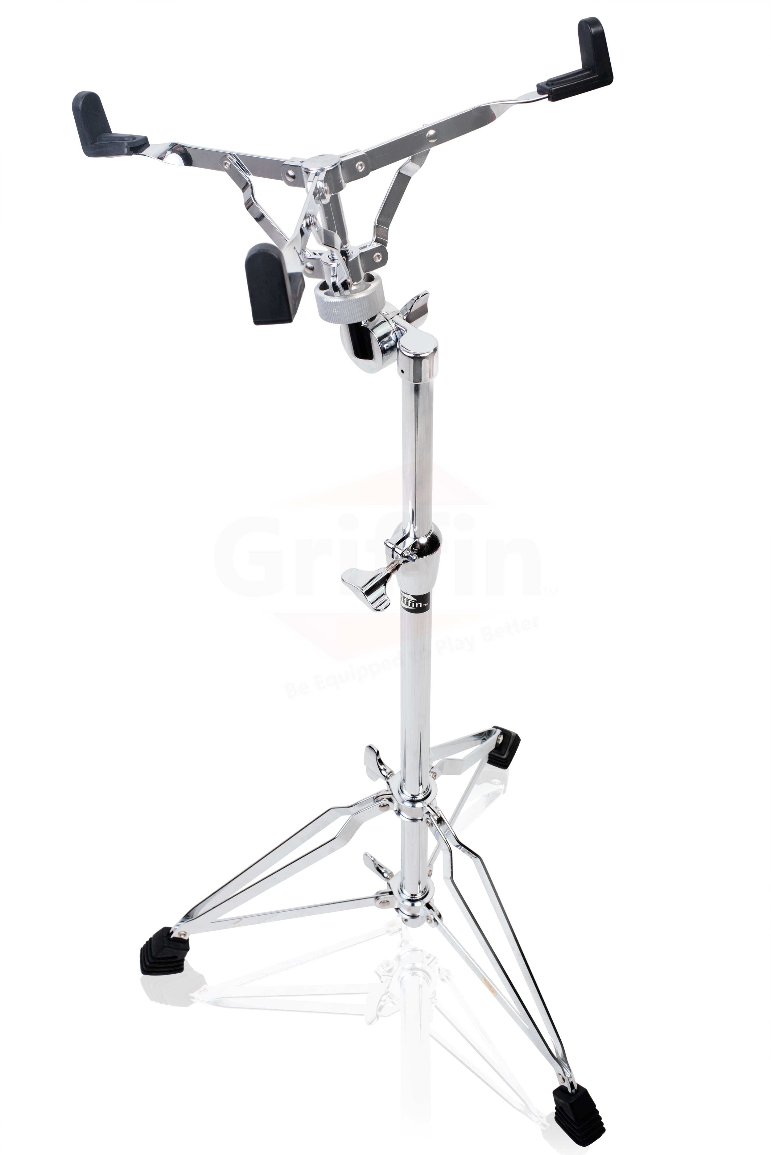 2-PACK Concert Snare Drum Stands – GRIFFIN Adjustable Height ...