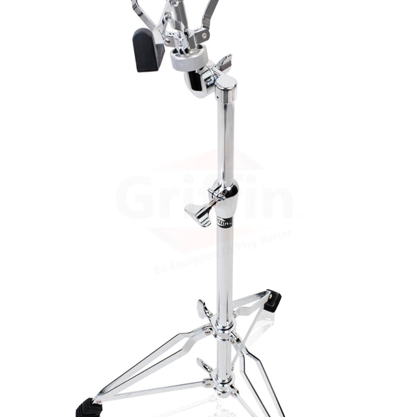 2-PACK Concert Snare Drum Stands – GRIFFIN Adjustable Height ...