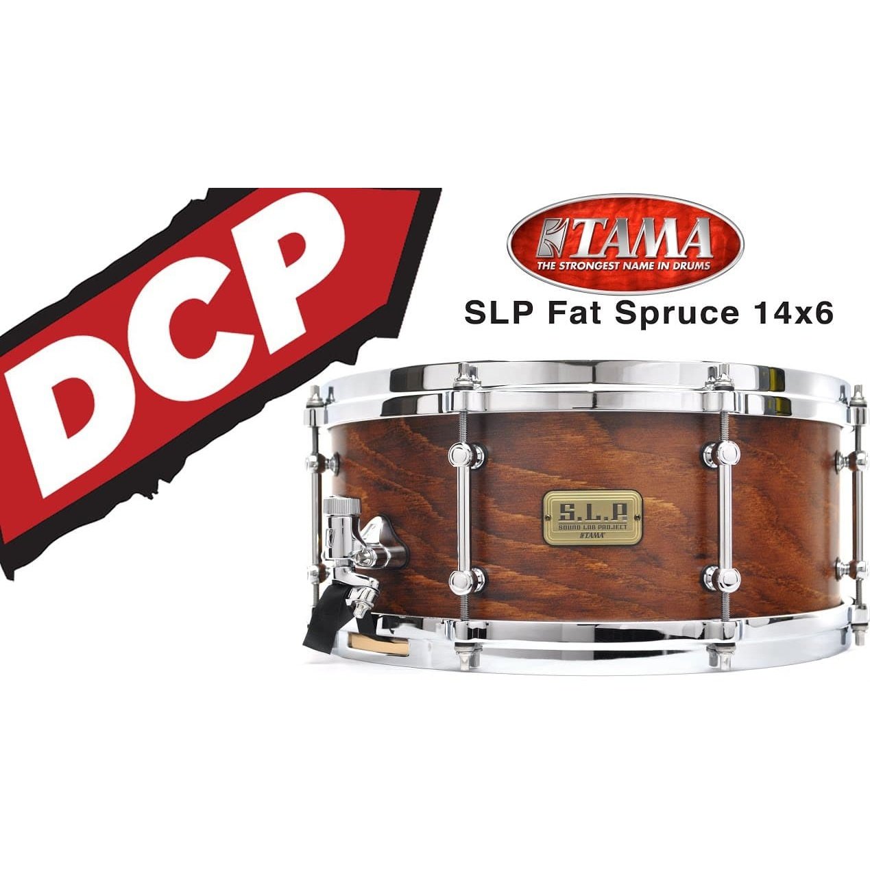 Tama SLP Fat Spruce 14x6 Snare Drum - GeekStands.com