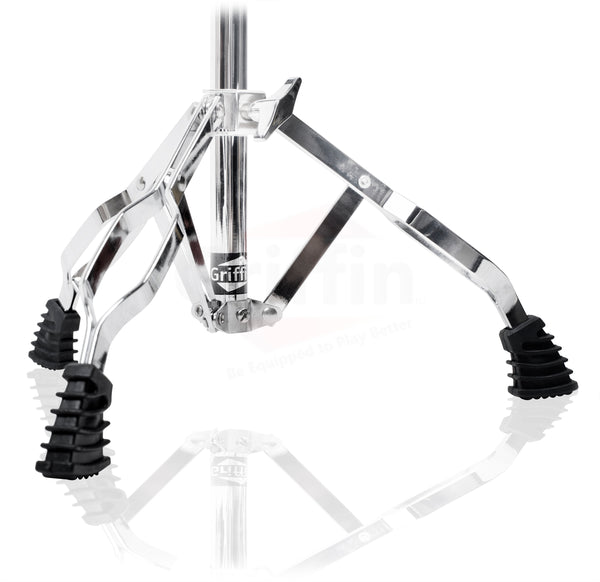 2-PACK Snare Drum Stand – GRIFFIN Chrome Double-Braced Mount ...