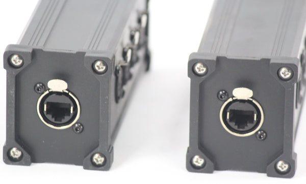 4 Channel DMX Hub Over Network Signal XLR Cable Extender - GeekStands.com