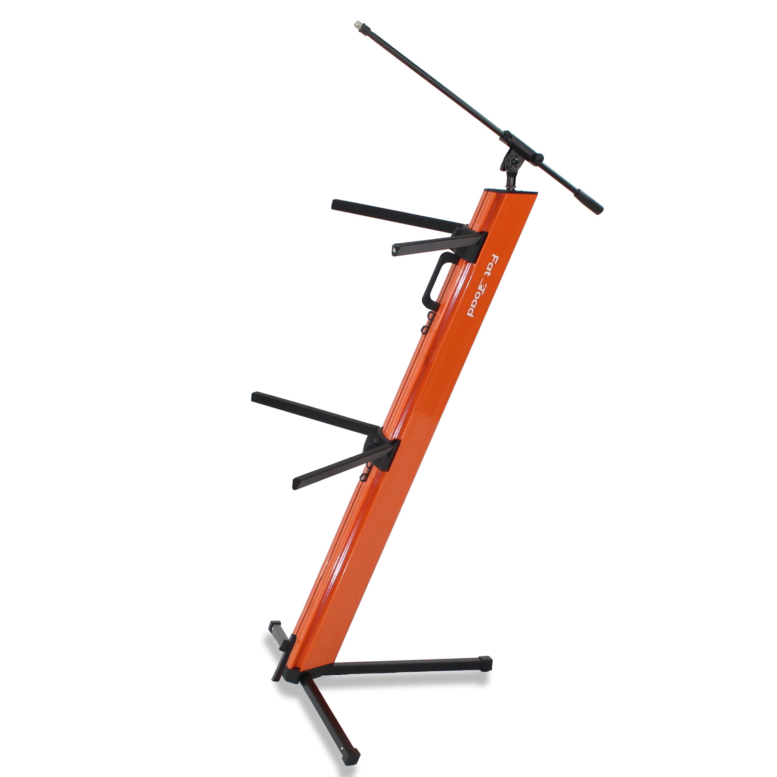 FAT TOAD 2-Tier Column Keyboard Stand with Mic Boom Arm - GeekStands.com