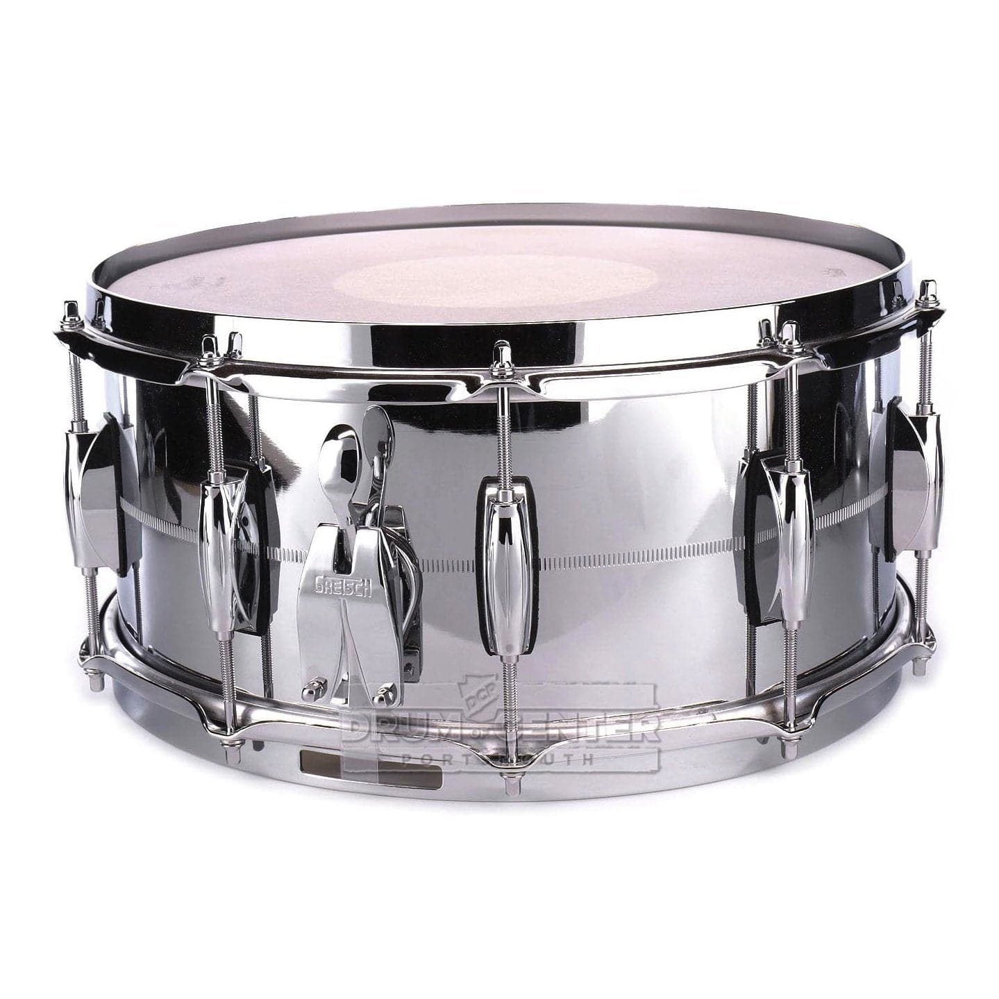 Gretsch Brooklyn Steel Snare Drum 14x6.5 - GeekStands.com