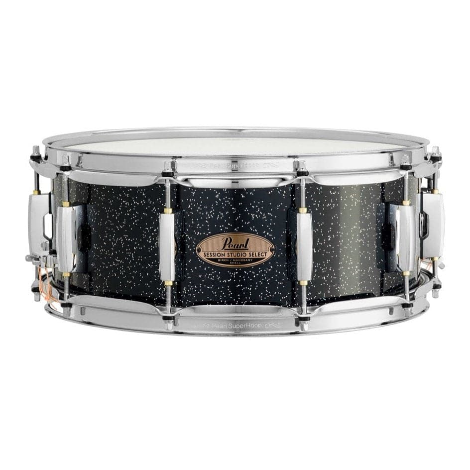 Pearl Session Studio Select 14x5.5 Snare Drum Black Halo Glitter ...