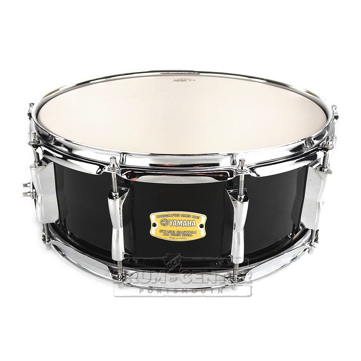 Yamaha Stage Custom Birch Snare Drum 14x5.5 Raven Black - GeekStands.com