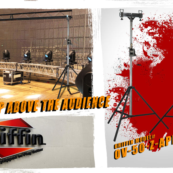 Stage Light Stands | Lighting Truss System with T-Adapters - GeekStands.com