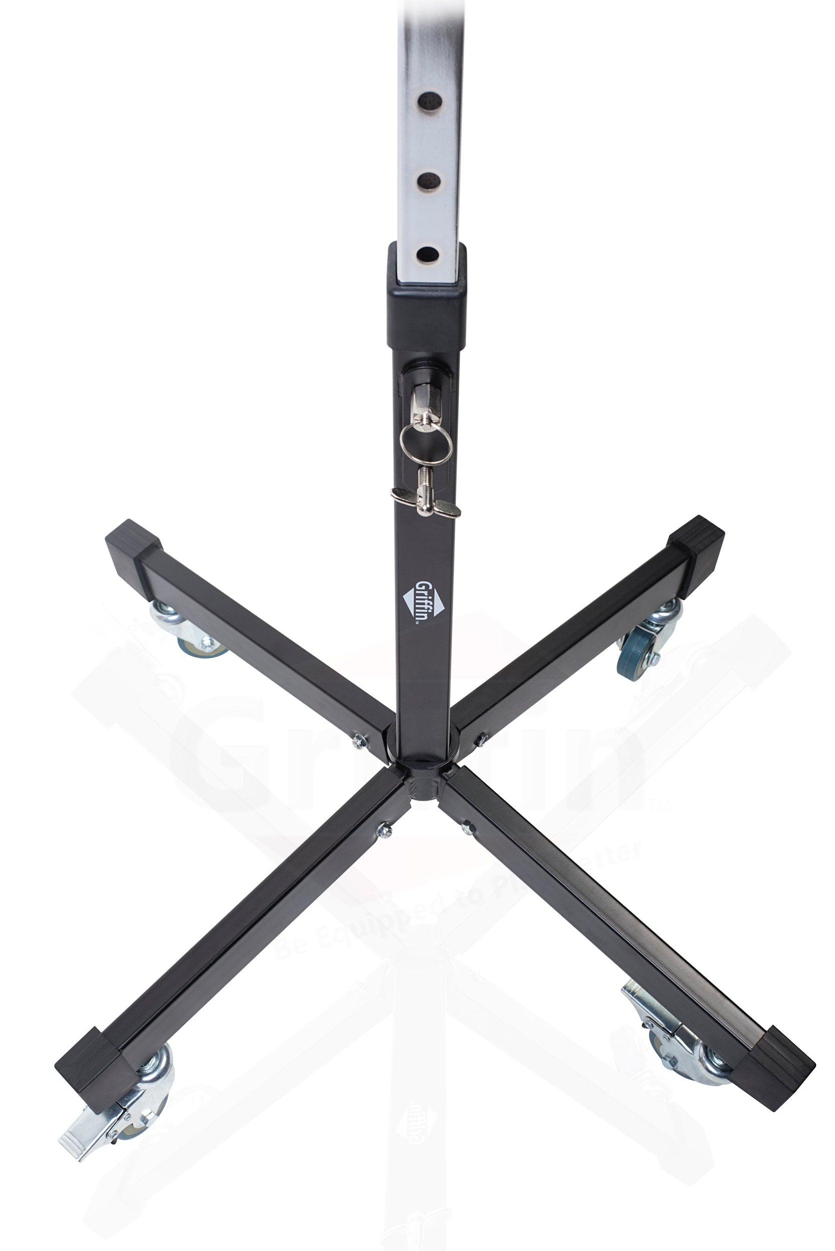 Mobile Studio Mixer Stand DJ Cart, Rolling Music Mount On Casters ...