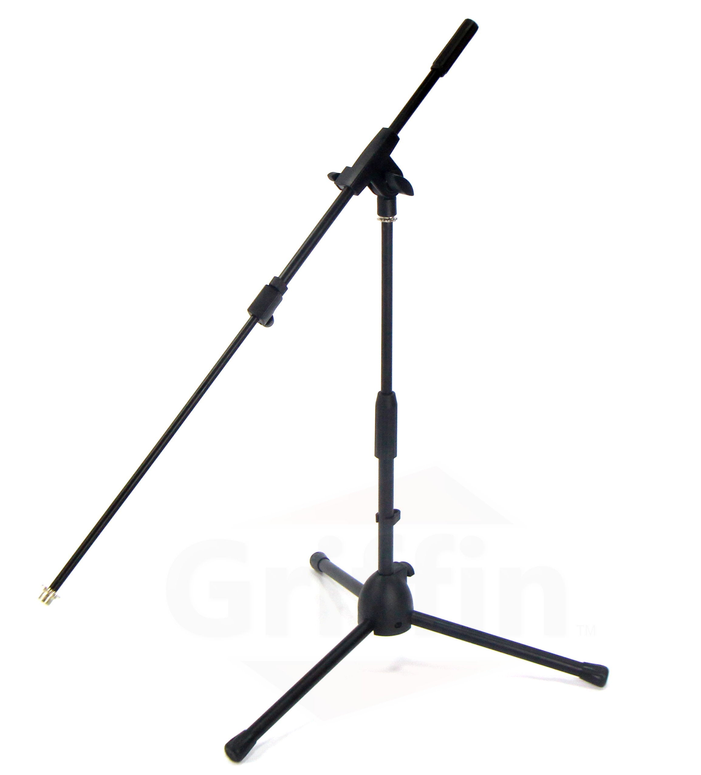 Short Microphone Stand |Griffin Low-Profile Tripod Mic Holder ...