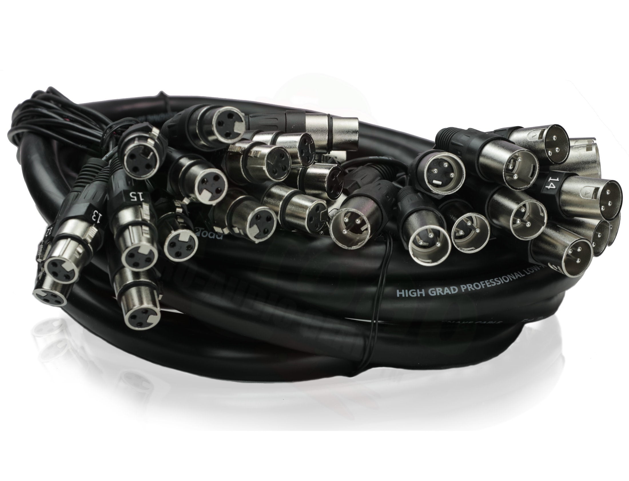 XLR Snake Cable | Pro-Audio Stage Patch Cord for 16 Channel ...