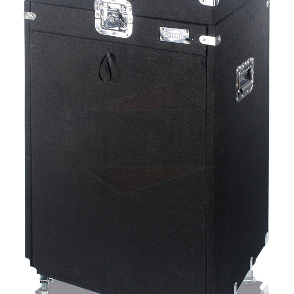 Rackmount Road Case, Studio Mixer Rack Mount Stand with Casters ...