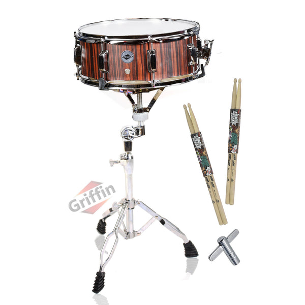Griffin Wood Snare Drum Kit: All You Need for Drumming - GeekStands.com