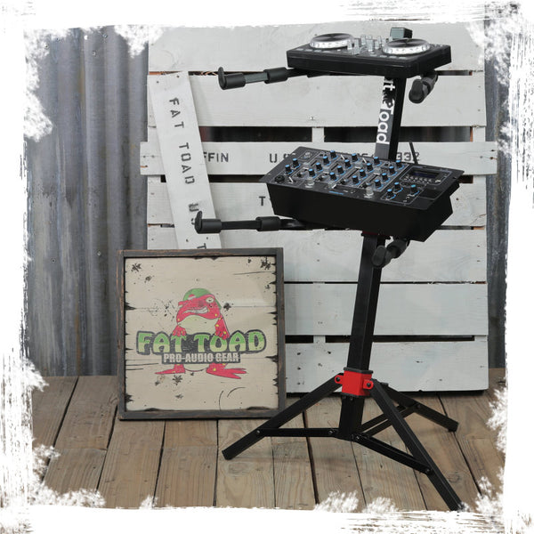 DJ Workstation Stand | Double Keyboard Mount - GeekStands.com
