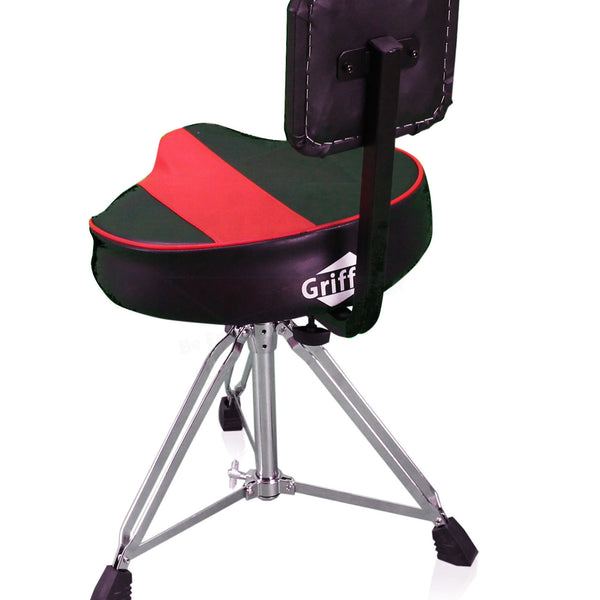 Saddle Drum Throne with Back Rest by Griffin Tractor Top Seat Style ...