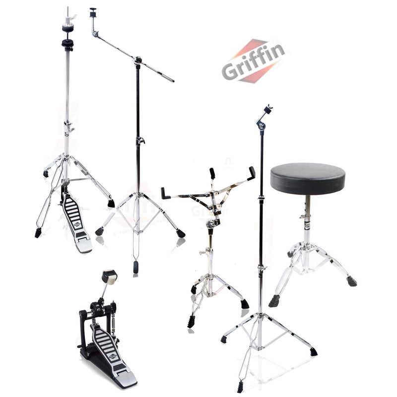 Remote Hi-Hat Stand, Cymbal Boom, Straight Cymbal and Snare Drum Stand ...