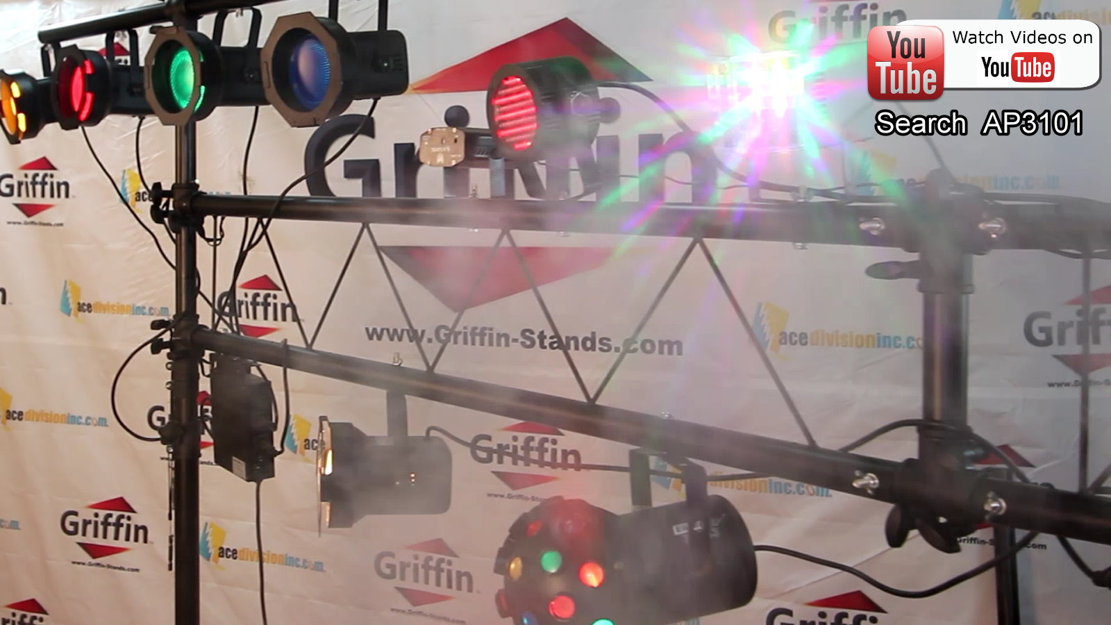 DJ Light Truss Stand System | Stage Trussing Lighting - GeekStands.com