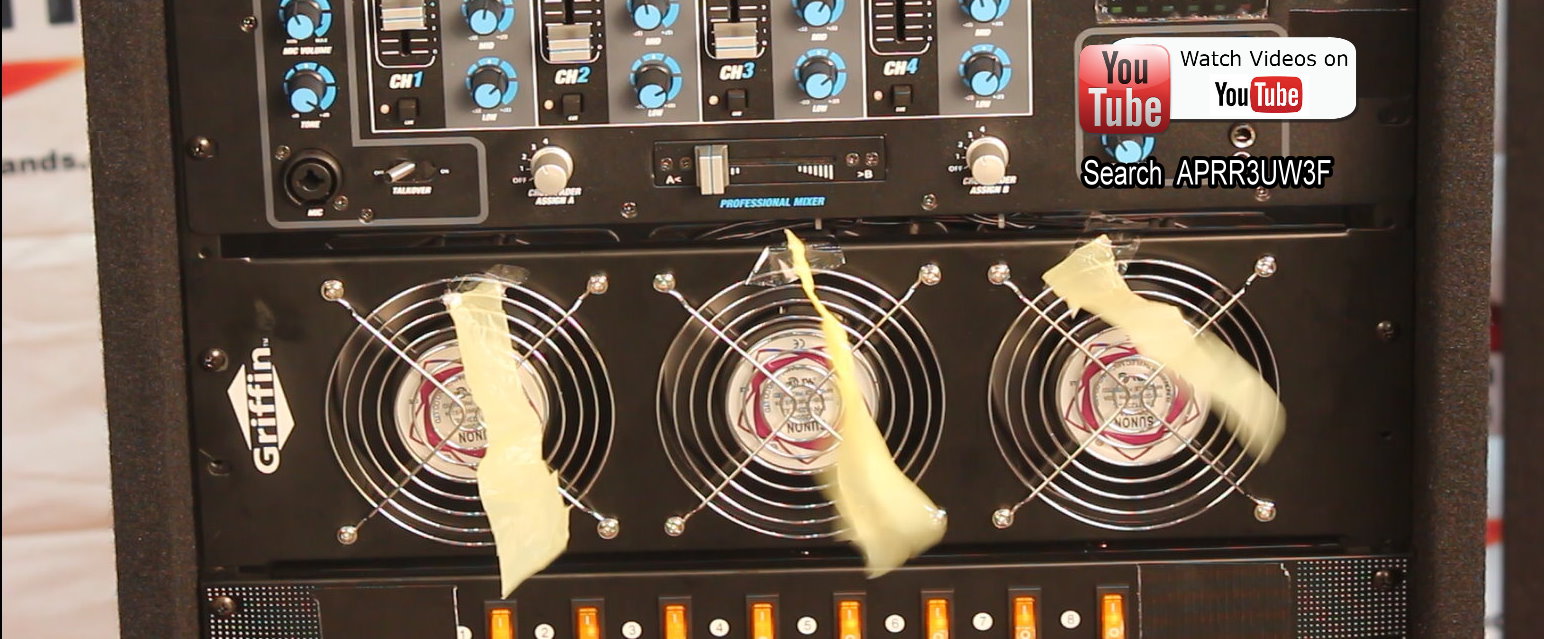 Rackmount Triple Cooling Fans | Rack Panel 3U for Studio - GeekStands.com