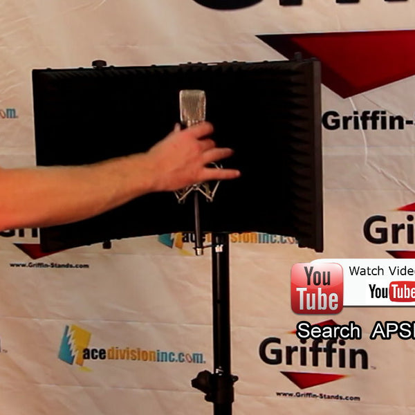 Recording Studio Microphone Isolator Panel with Diffuser Absorber ...