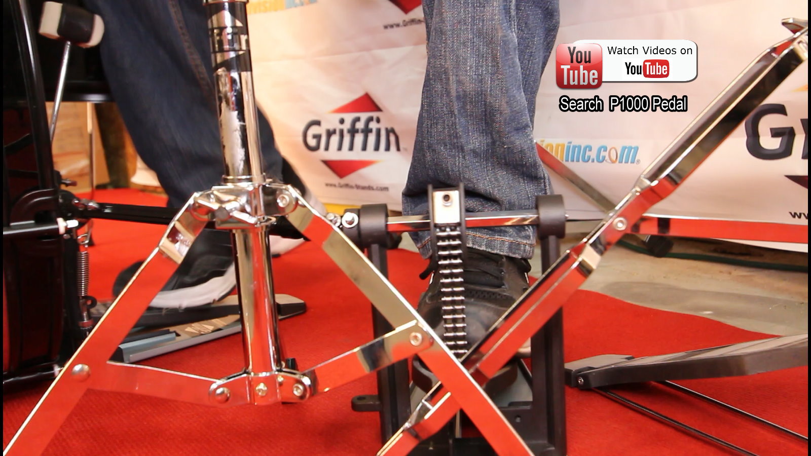 Double Kick Drum Pedal | Bass Drum Double Pedals - GeekStands.com