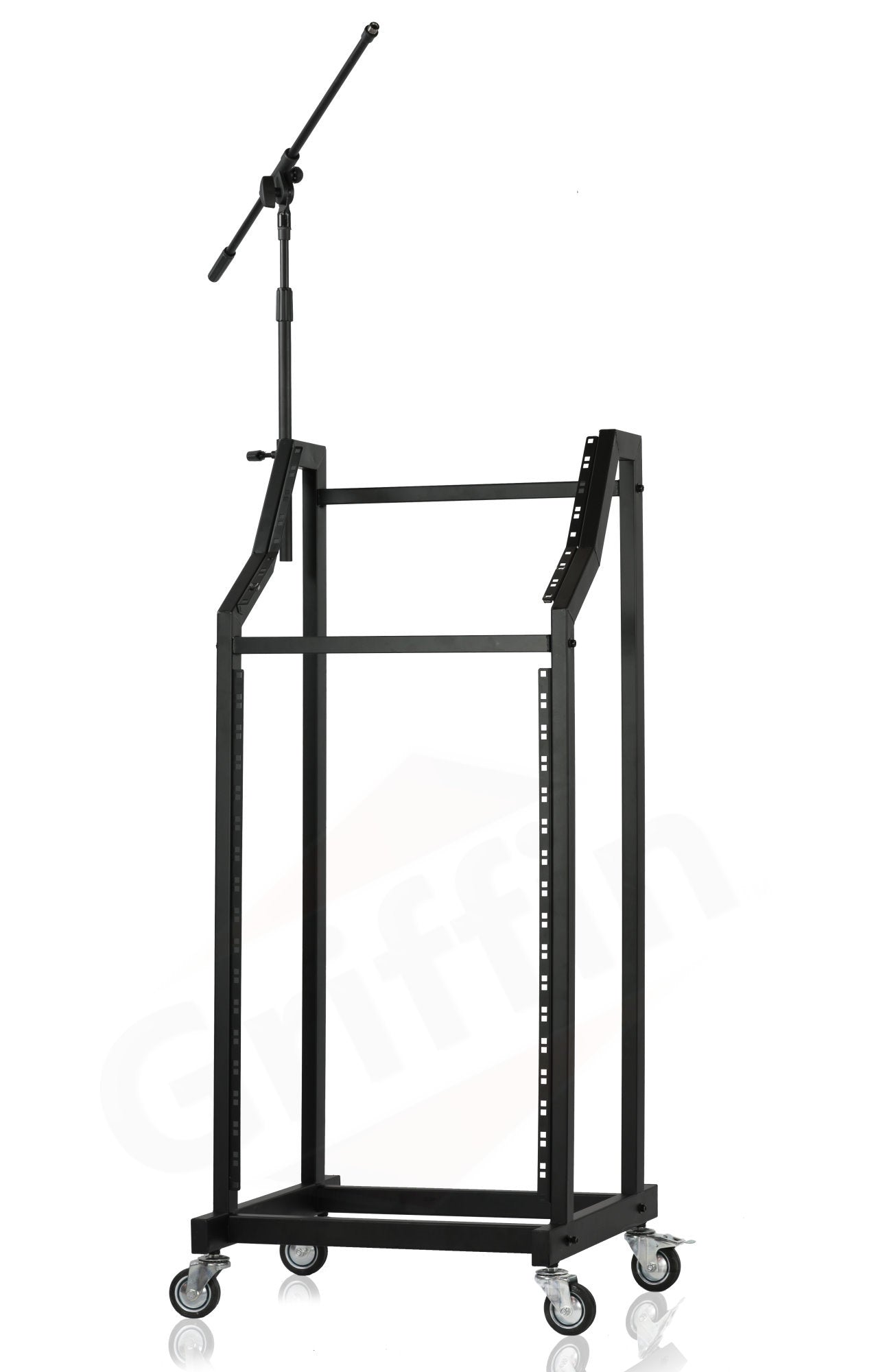 Studio Rack Mount Cart | Rolling Rackmount Mixer Stand on Wheels ...