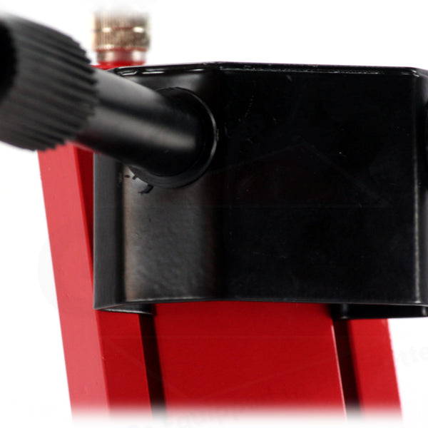 Column Keyboard Stand | Red 2-Tier DJ Keyboard Stand - GeekStands.com