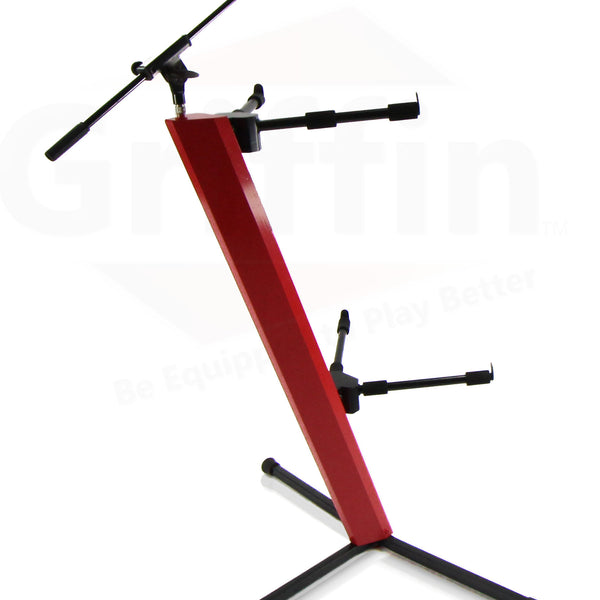 2-Tier Column Digital Piano Stand with Mic Boom Arm by Griffin ...